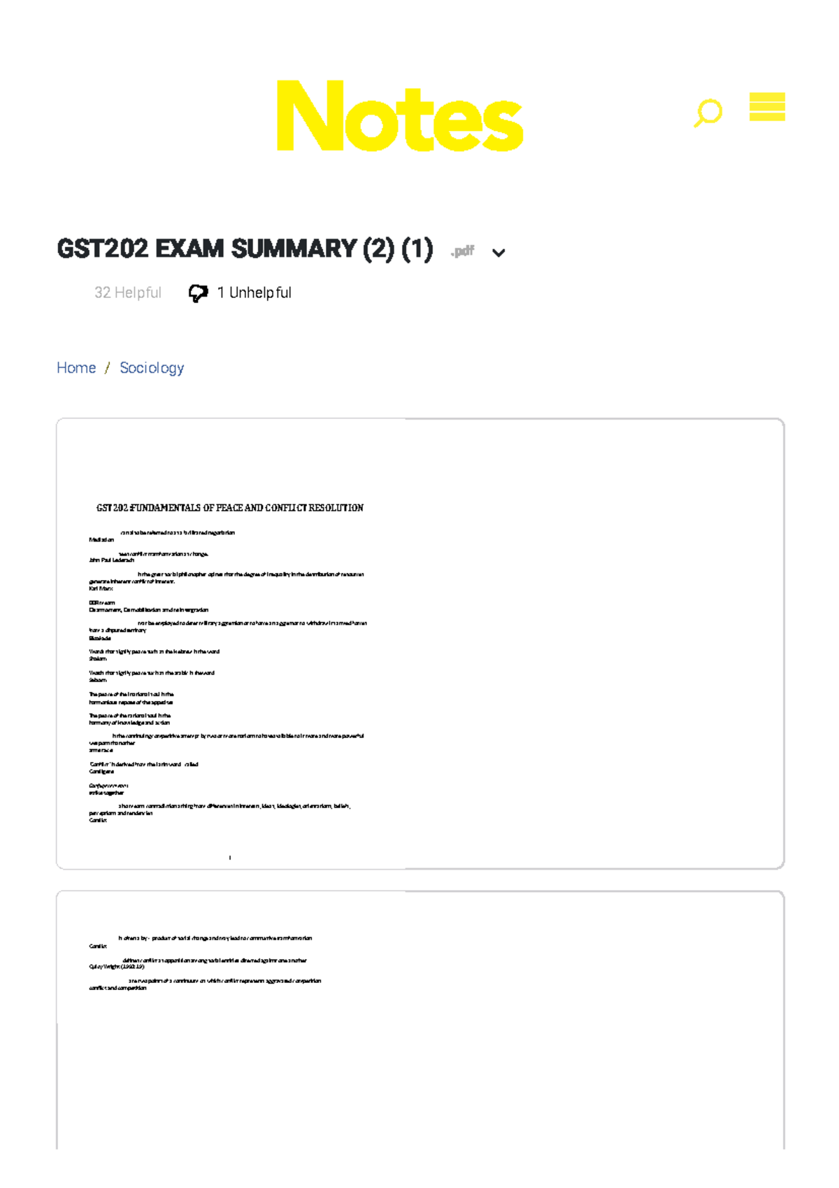 GST202 EXAM Summary (2) (1) (pdf) - Cliffs Notes - GST202 EXAM SUMMARY ...