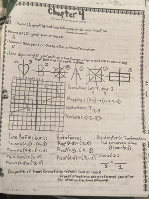 Transformation Notes - Transformation Notes: A transformation is a type ...