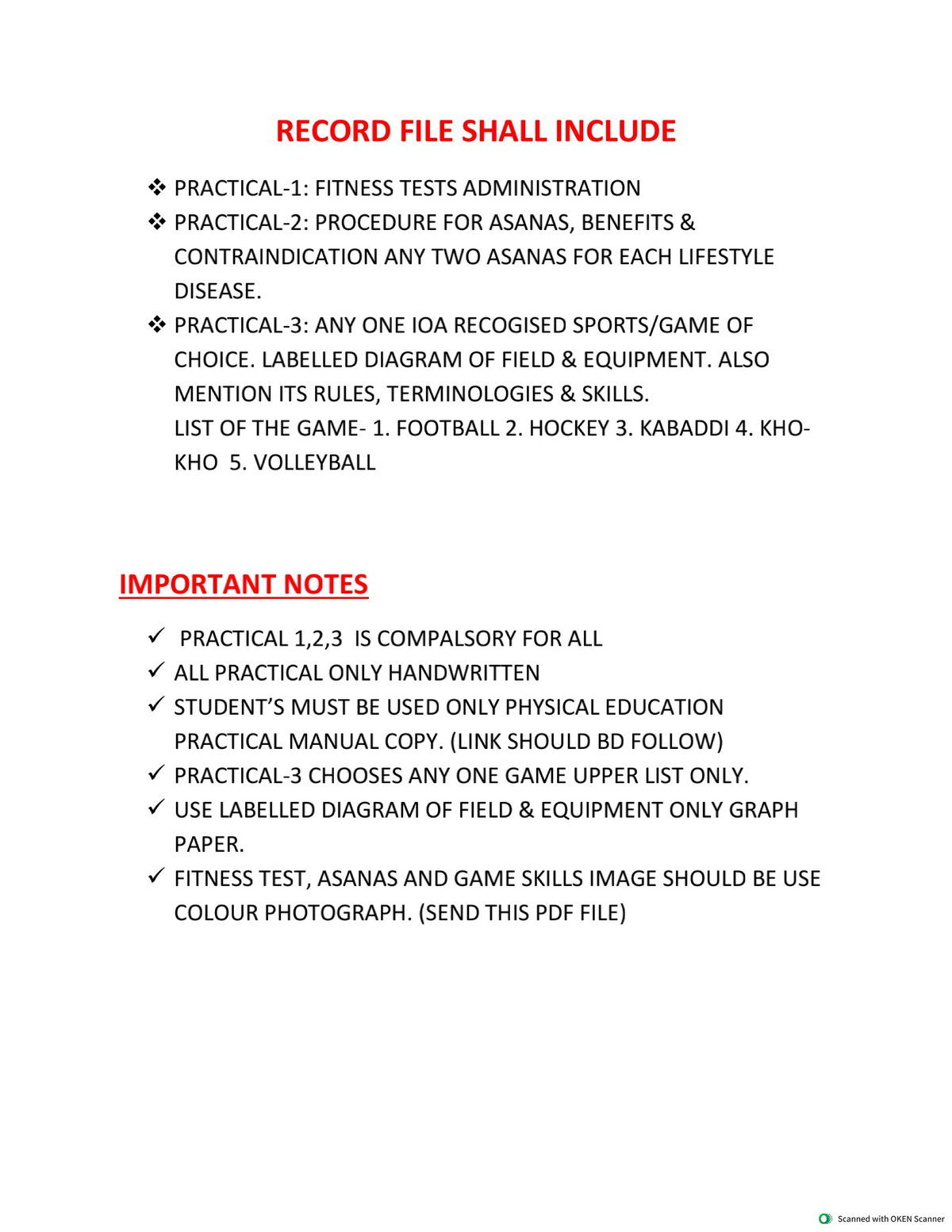 Physical Education Practical Record FILE 2022-23 Class XII (2) 241104 ...