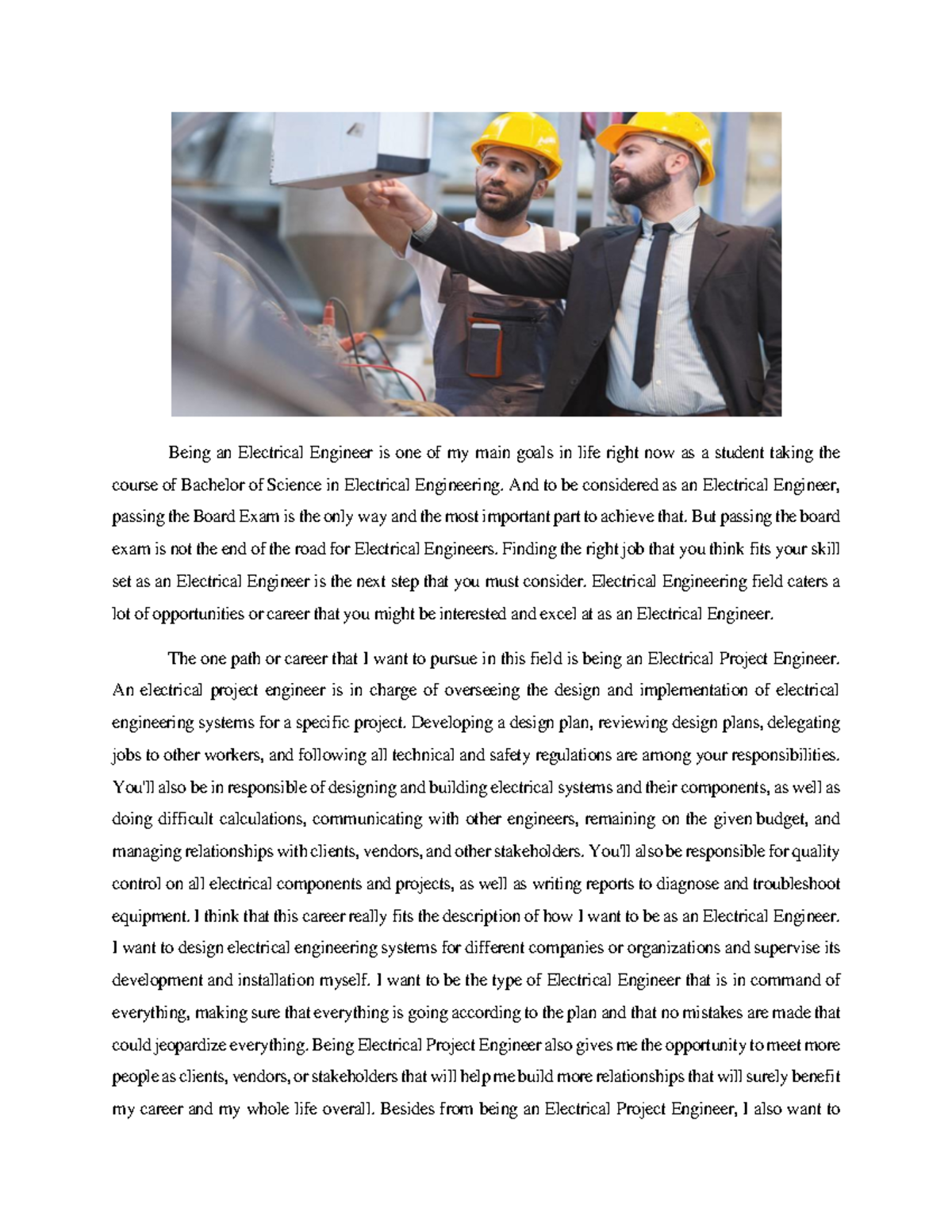 Choosing a career path of an Electrical Engineer - Being an Electrical ...