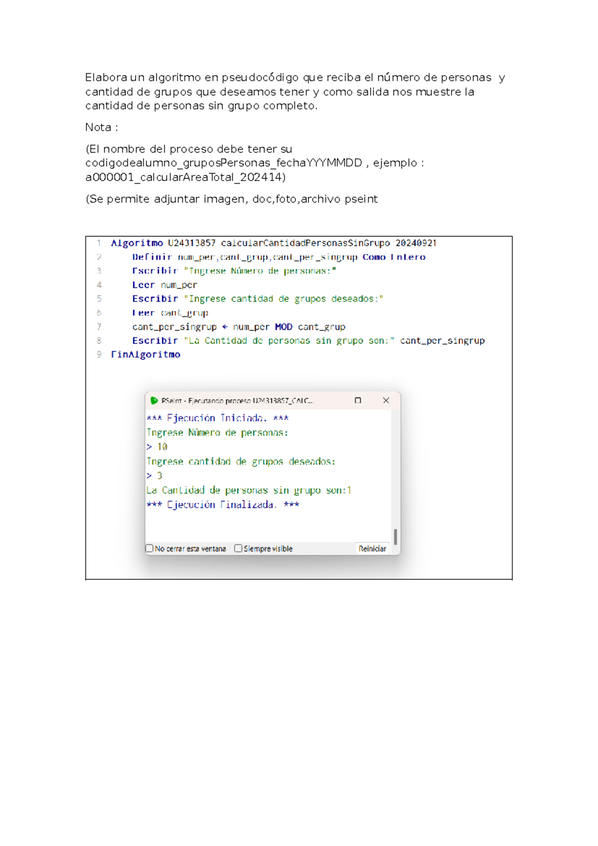 PC1 Pregunta 2 - PRACTICA CALIFICADA - Principios de algoritmos - Elabora un algoritmo en - Studocu