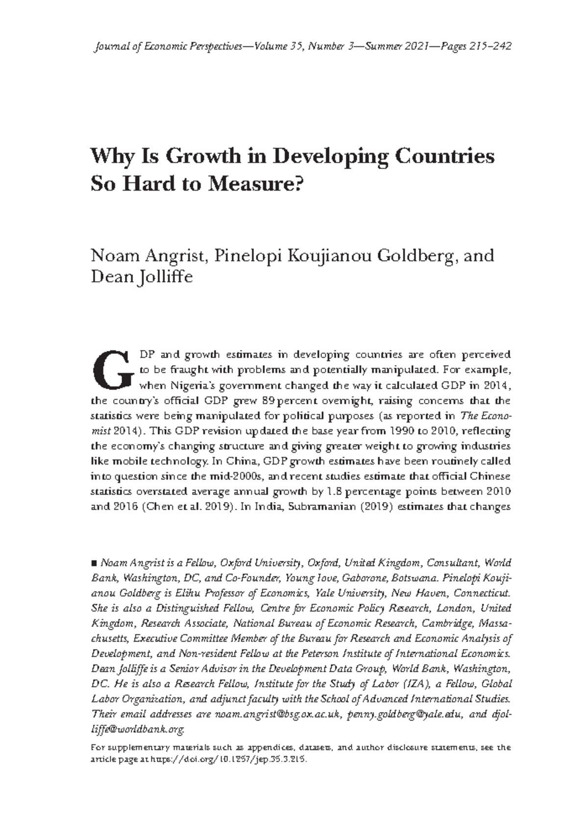 Angrist-et-al Why-Is-Growth-in-Developing-Countries-So-Hard-to-Measure ...
