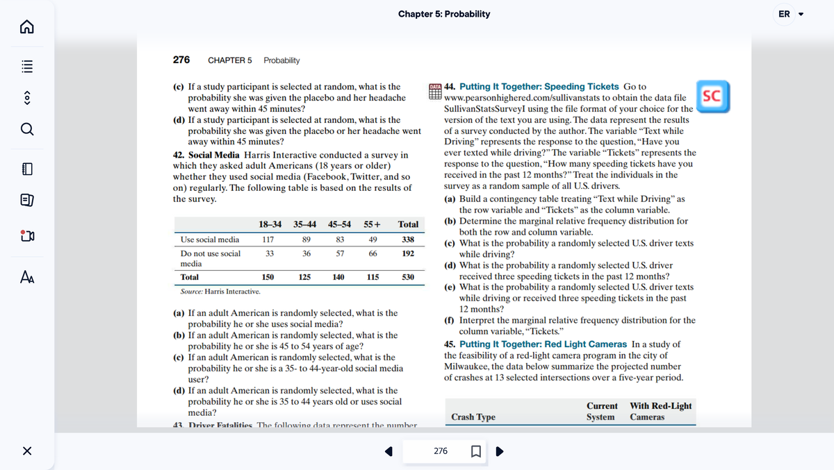 Mpage 276 - Page 276 - MATH 235 - 276 Chapter 5: Probability ER - Studocu