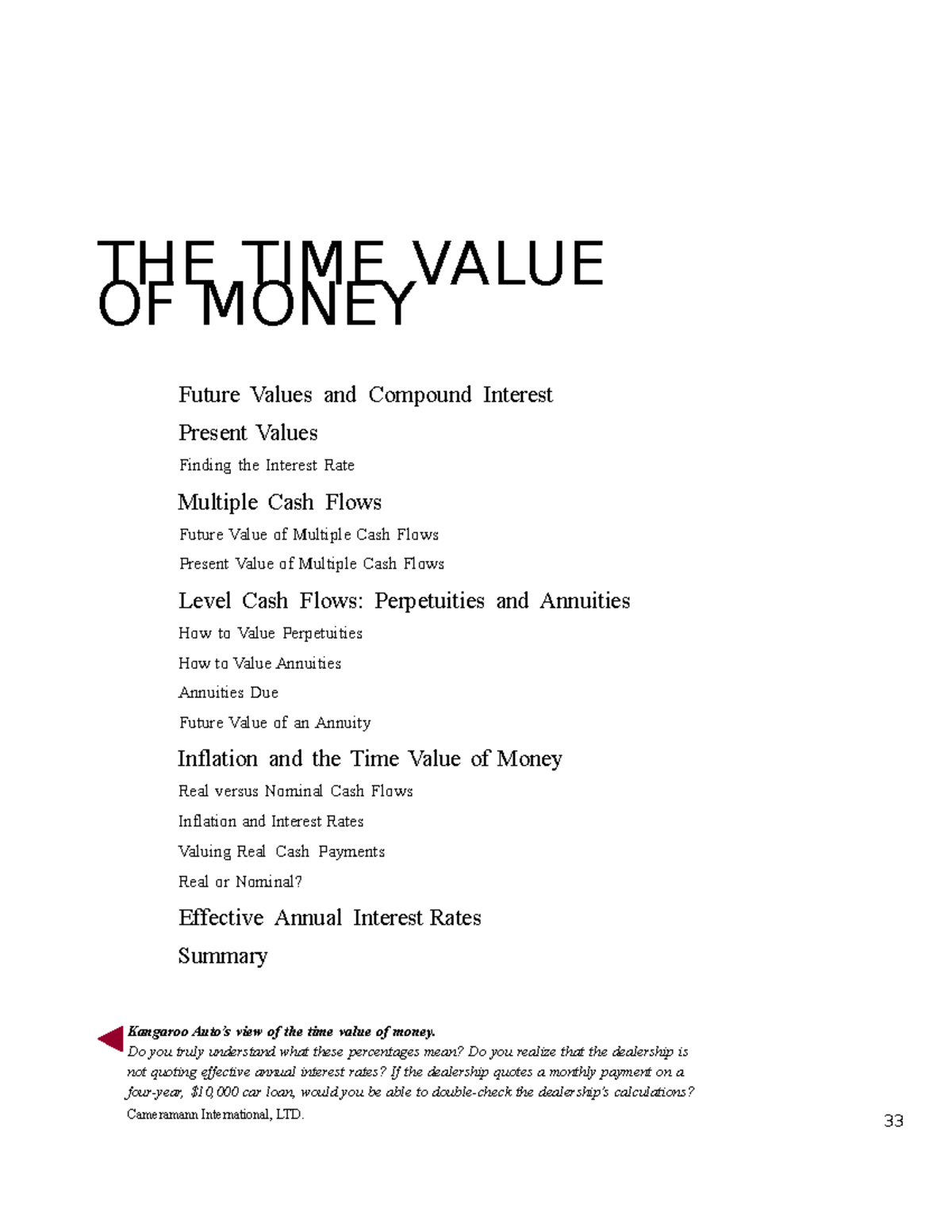 Chapter 3 lecture pdf - THE TIME VALUE OF MONEY Future Values and ...