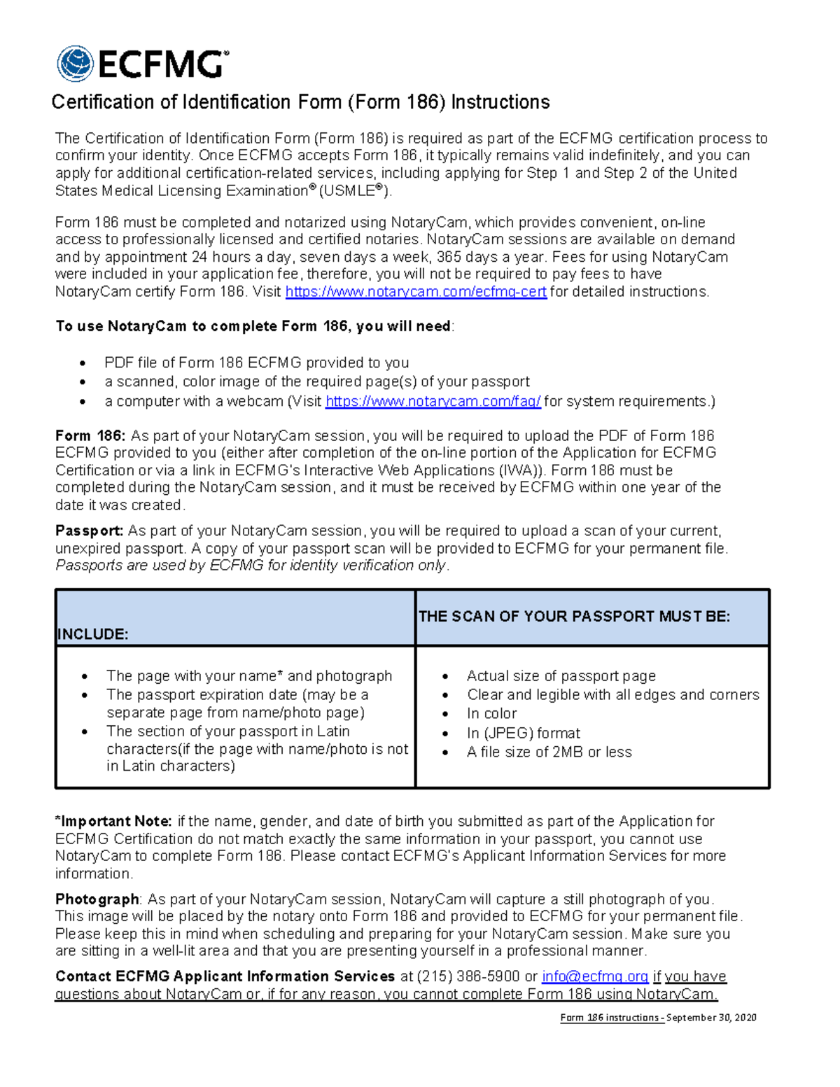 FORM 186 - form 186 revalida eua - The Certification of Identification ...