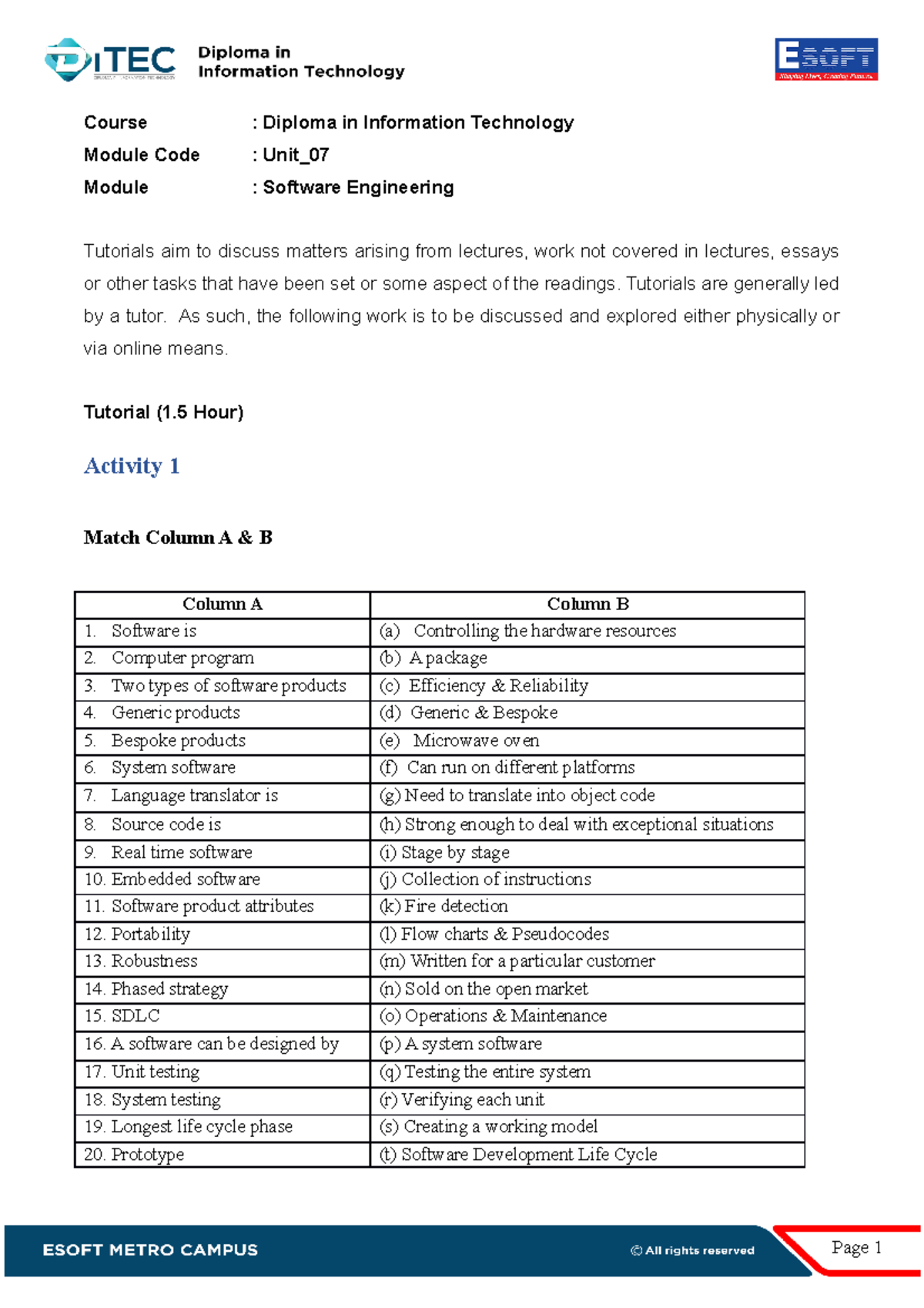 2854-1637148824580-Tutorial 7.2 [1.5 hours] - Course : Diploma in ...