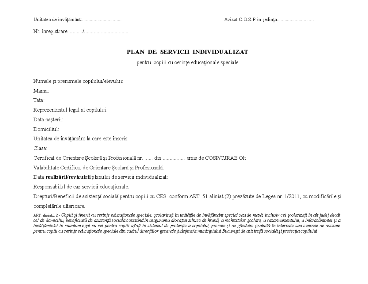 PSI Nume Prenume elev - fhjkl - Unitatea de învățământ ...