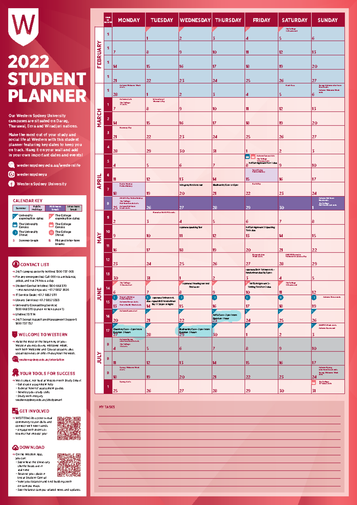 Fillable WSU 2022 Digital Planner - 2022 STUDENT PLANNER Our Western ...