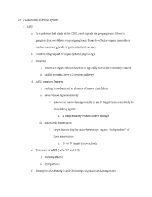Physiology CHAP 7 Nervous System notes - The Nervous System Neurons ...