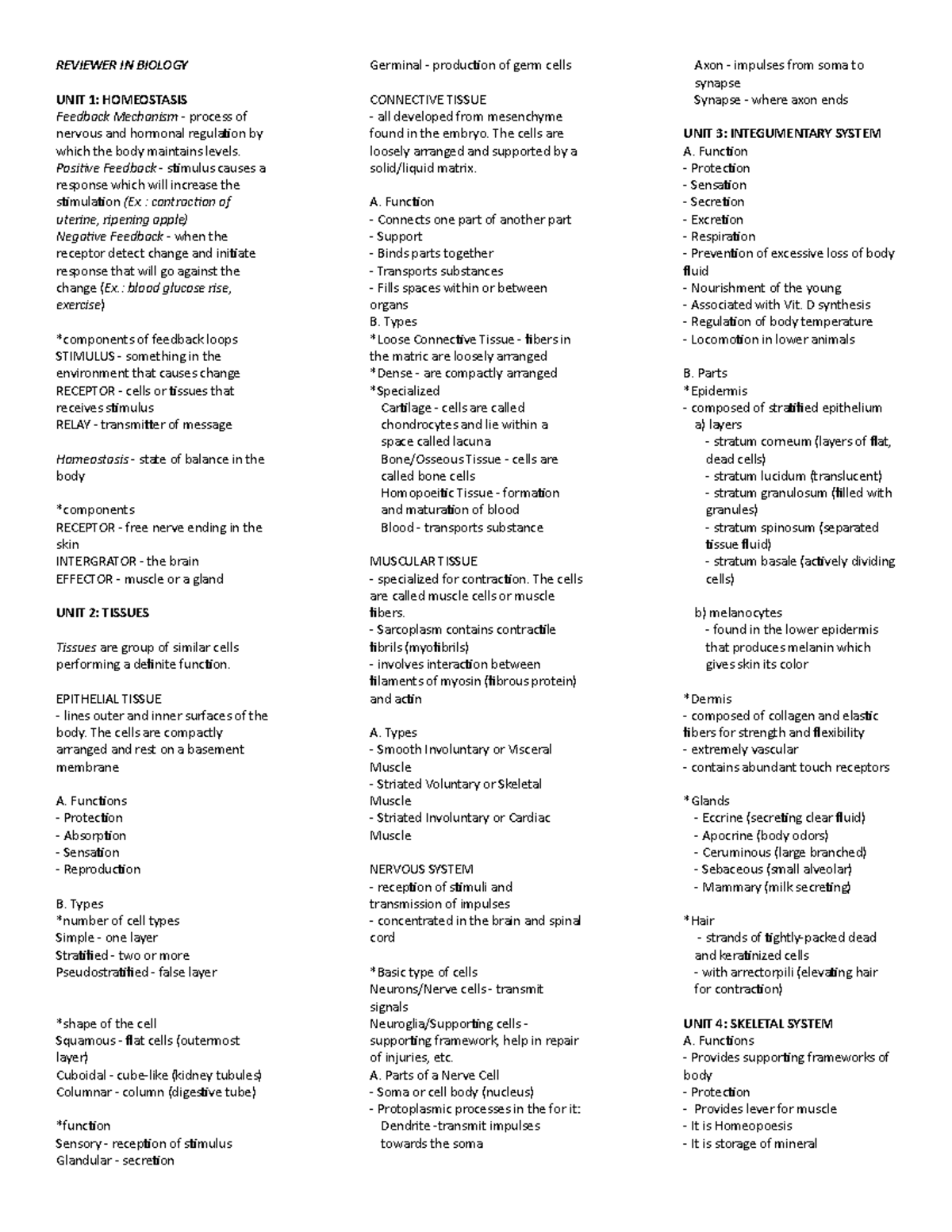 Reviewer IN Biology STEM Reviewer REVIEWER IN BIOLOGY UNIT 1 reviewer-in-biology-stem-reviewer-reviewer-in-biology-unit-1