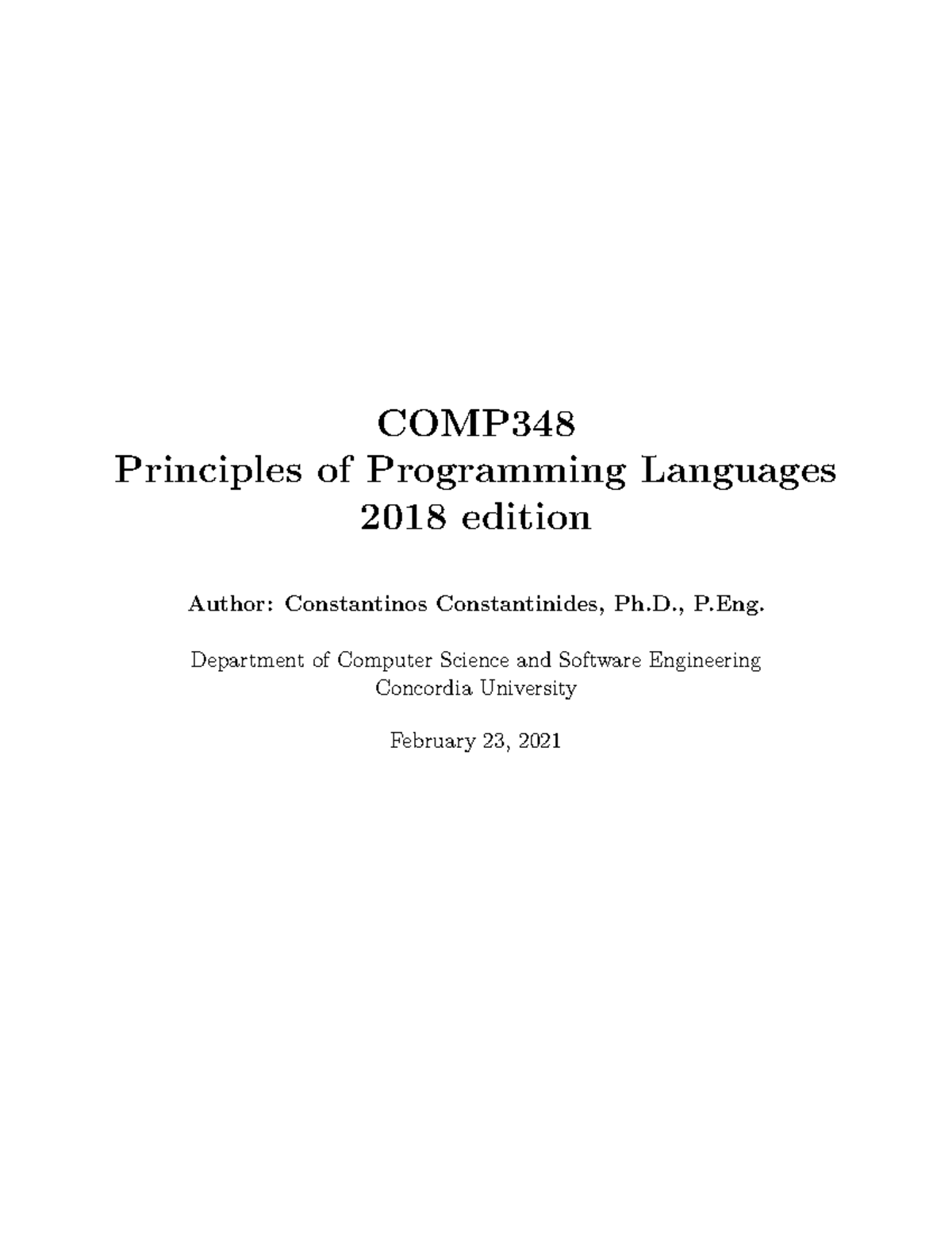 Java-examples - xew - COMP 352 - Concordia - Studocu