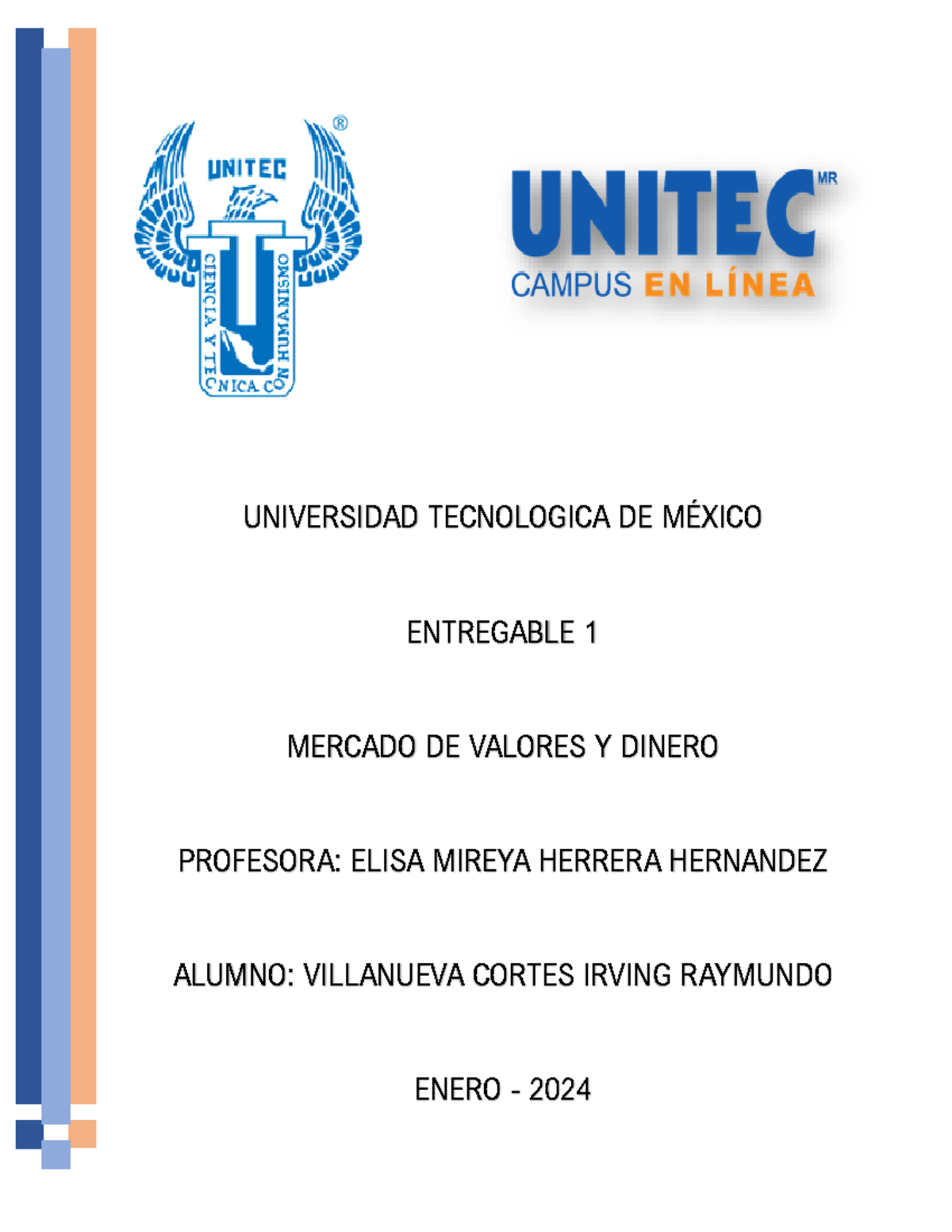 Entregable 1 MDVD - (MÉXICO C. S., 2022) UNIVERSIDAD TECNOLOGICA DE ...
