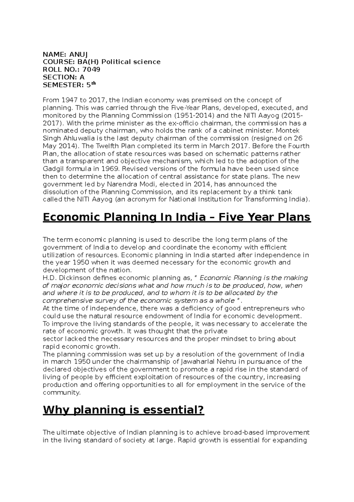 Development Process and Social Movements in Contemporary India ...