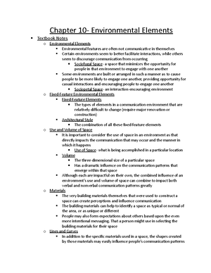 Chapter 8 Notes Nonverbal Communication - Chapter 7- Oculesics Textbook ...