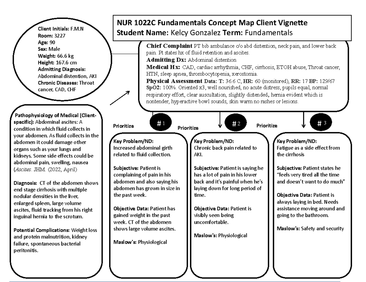 Concept Map Fundamentals - Plan of care: Continue/revise/d - Studocu