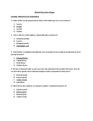 QTA Sample MCQ Ques MBA Sem 1 - Model Question Paper COURSE ...