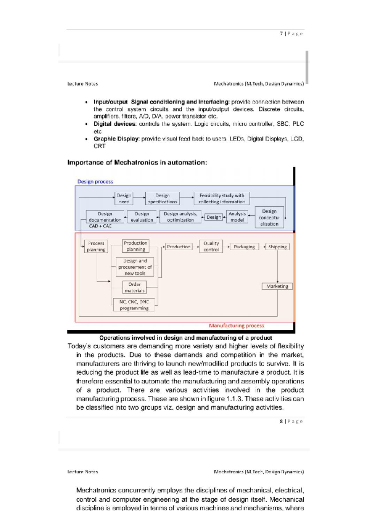 6Design of mechatronics - Studocu