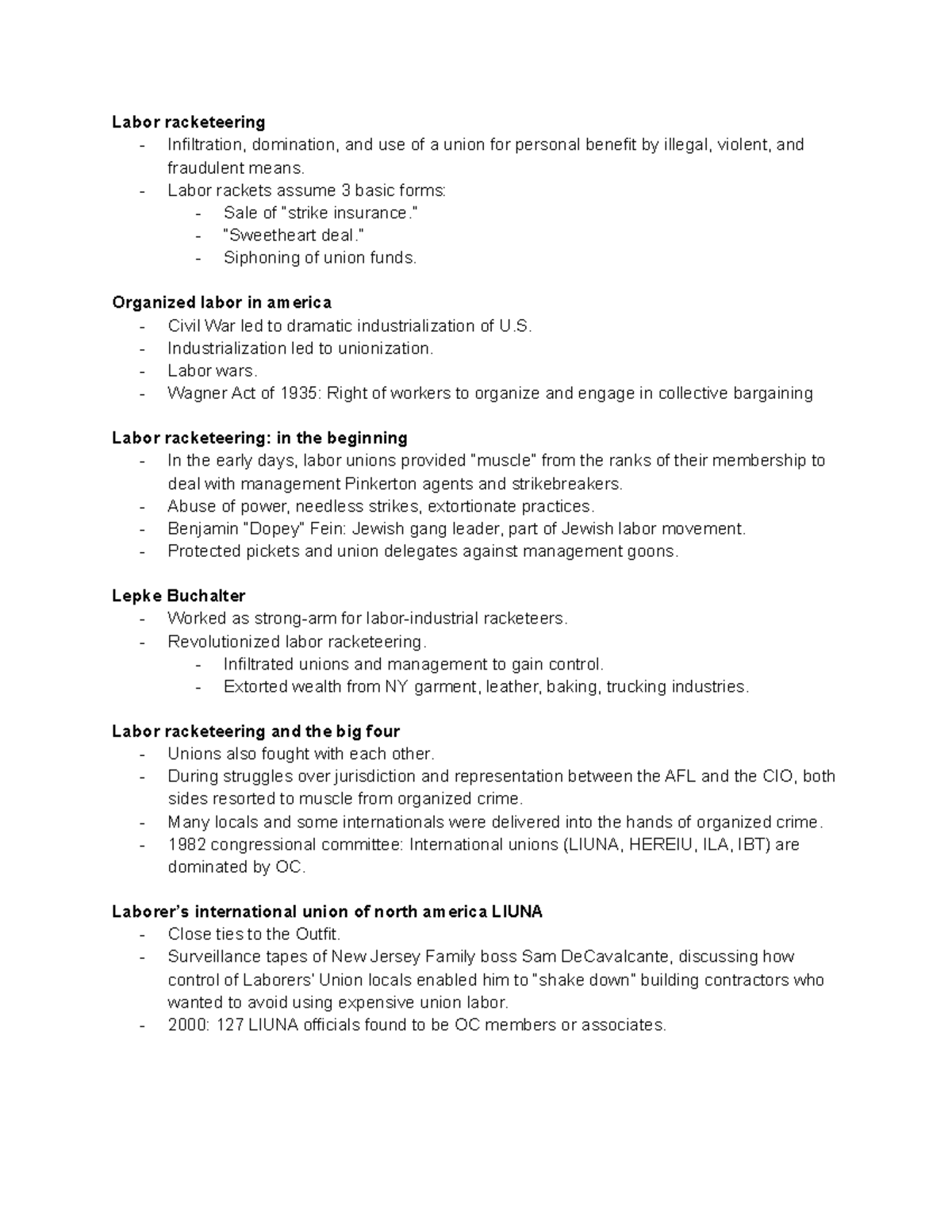 Chapter 12 organized crime in labor, business and money laundering ...