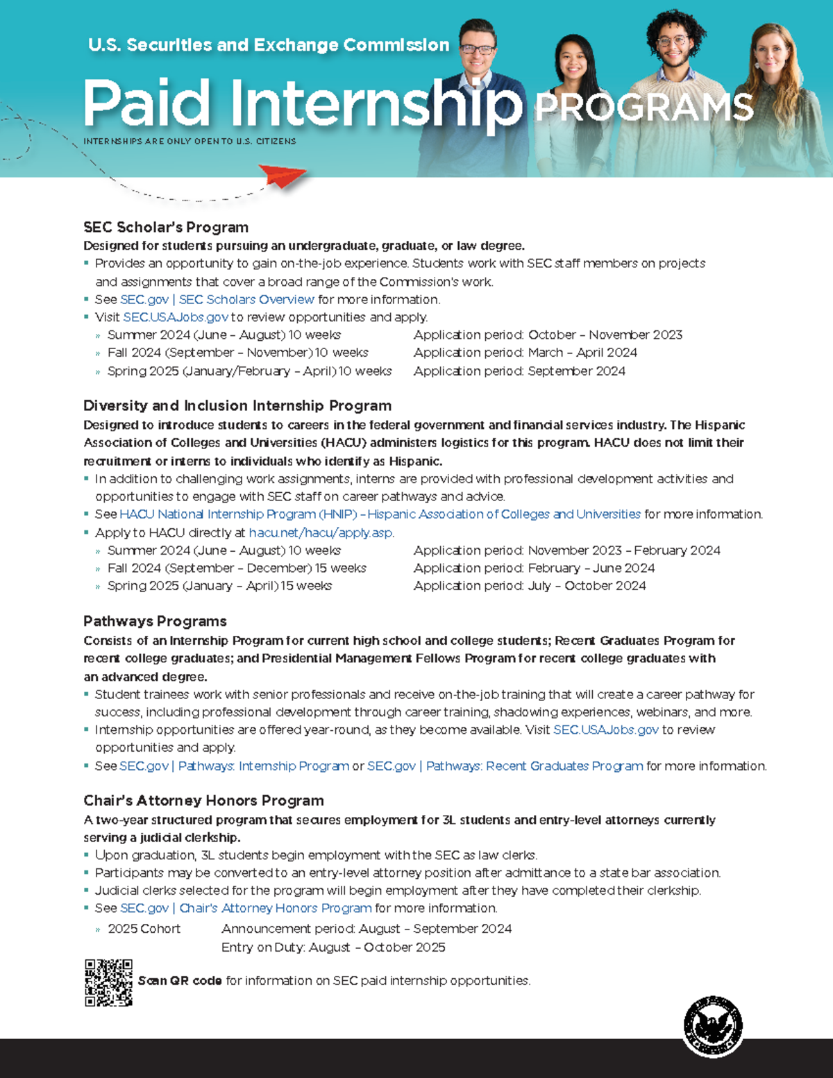 2024 OMWI-SEC Paid Internship Programs-508 - U. Securities and Exchange ...