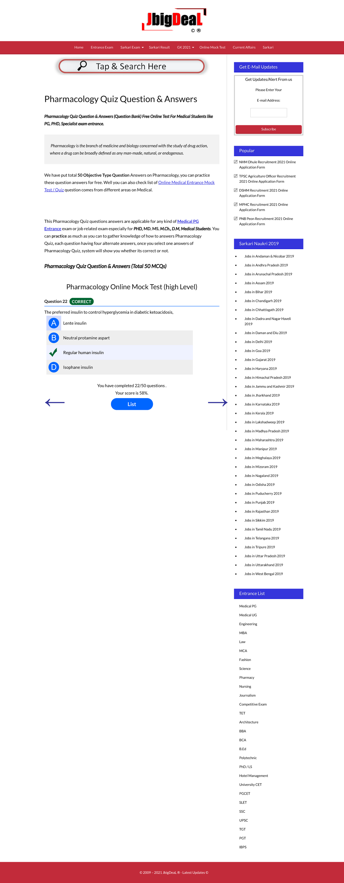 22 - notes on pharmaceutical preparations - ####### Get Updates/Alert ...