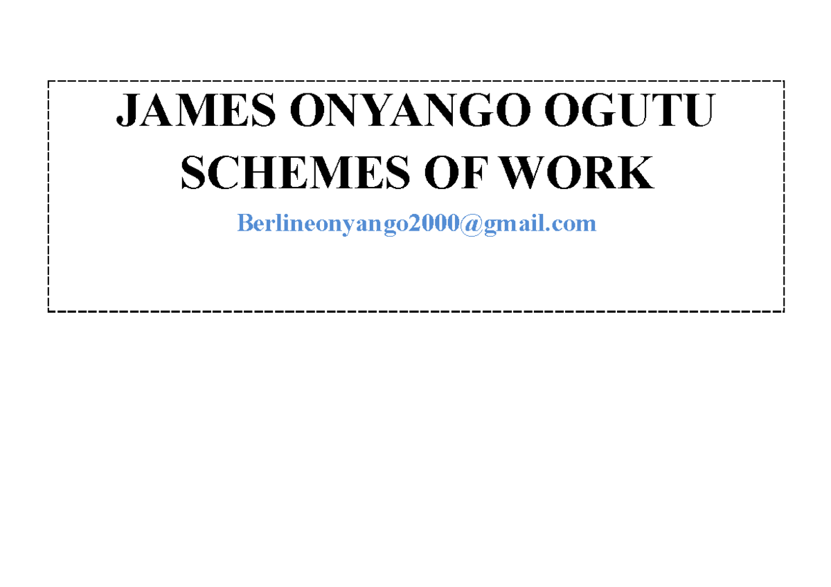 ART GD 6 TERM 1 - JAMES ONYANGO OGUTU SCHEMES OF WORK ...