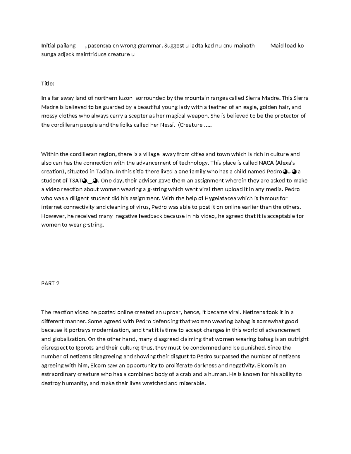 Mythology-WPS Office - Just - Initial pailang 😂, pasensya cn wrong ...