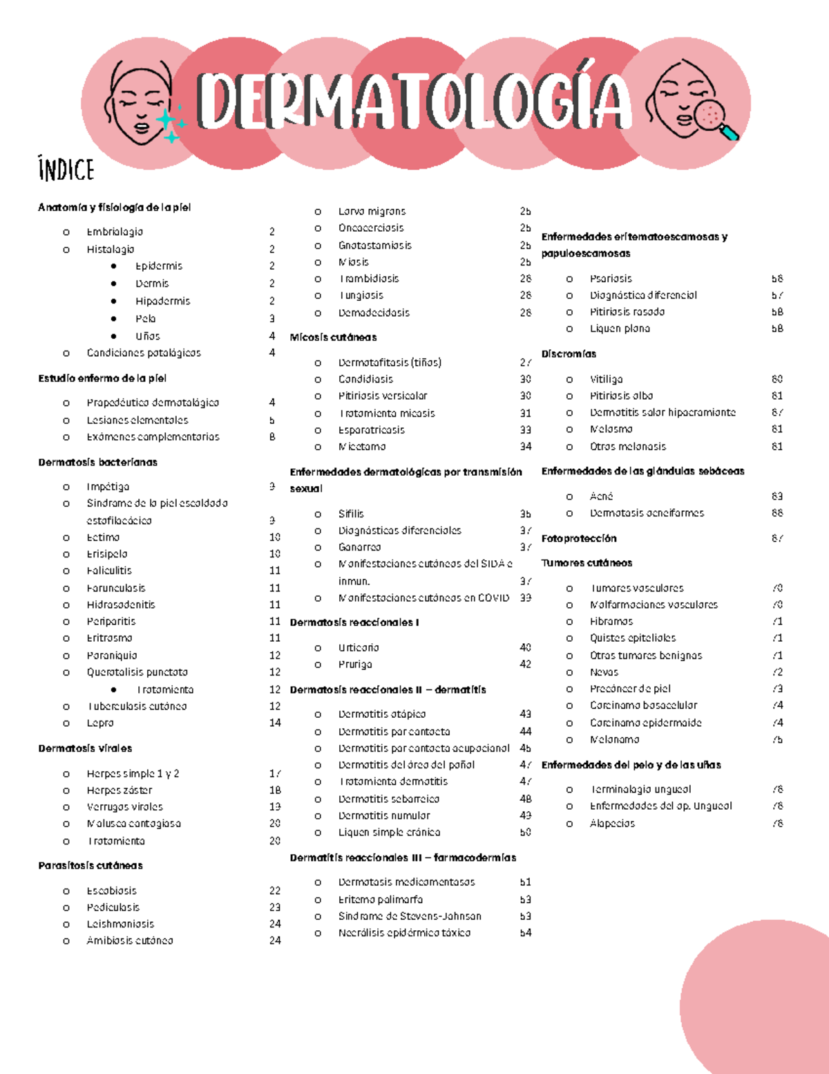 Derma 3° parcial - Notas de clase - AnatomÌa y fisiologÌa de la piel ...
