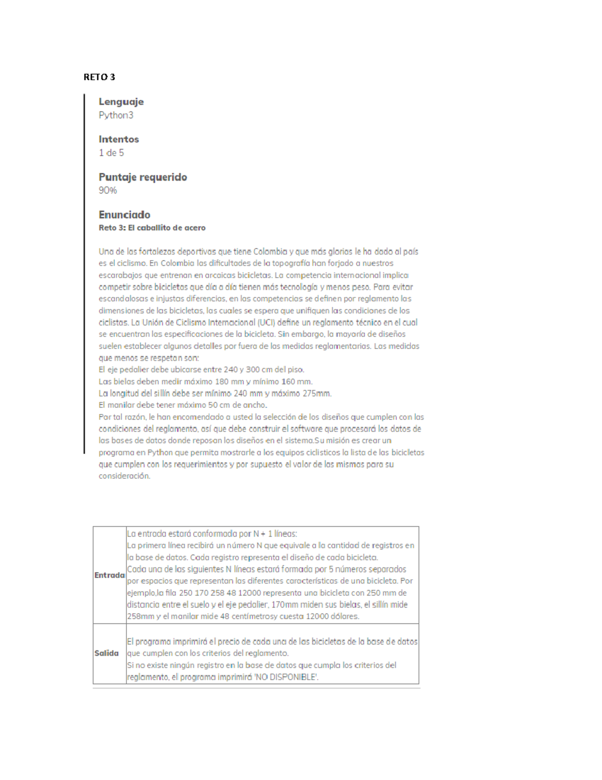 Retos python programacion retos dobles - proyecto integrados - RETO Reto - Studocu