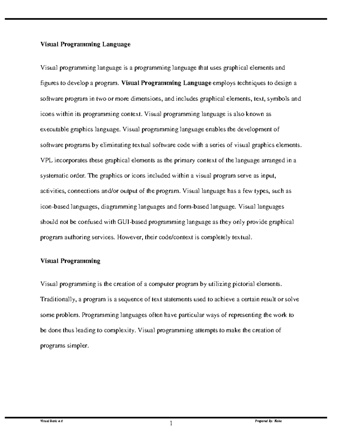 Visual Basic 6 Tutorial Visual Programming Language Visual Programming Language Is A 5371