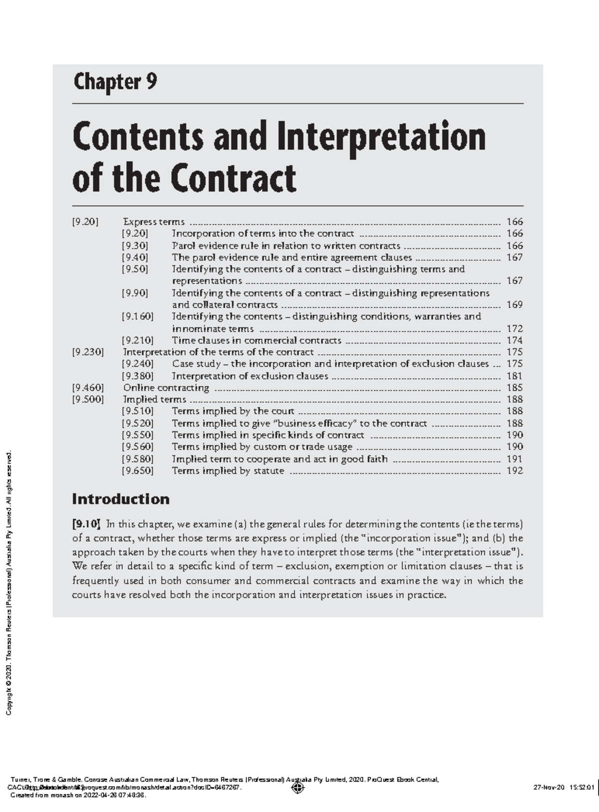 Law Chapter 9 - Identifies the relevant international business concepts ...