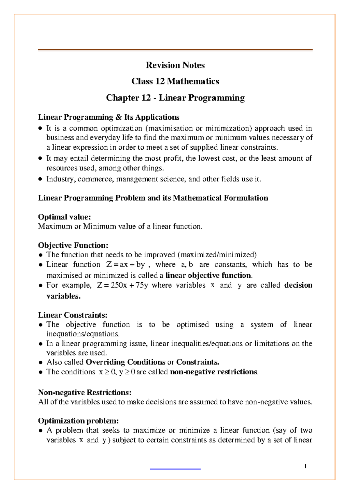 Upsc12 Best Notes For Upsc Aspirants Revision Notes Class 12