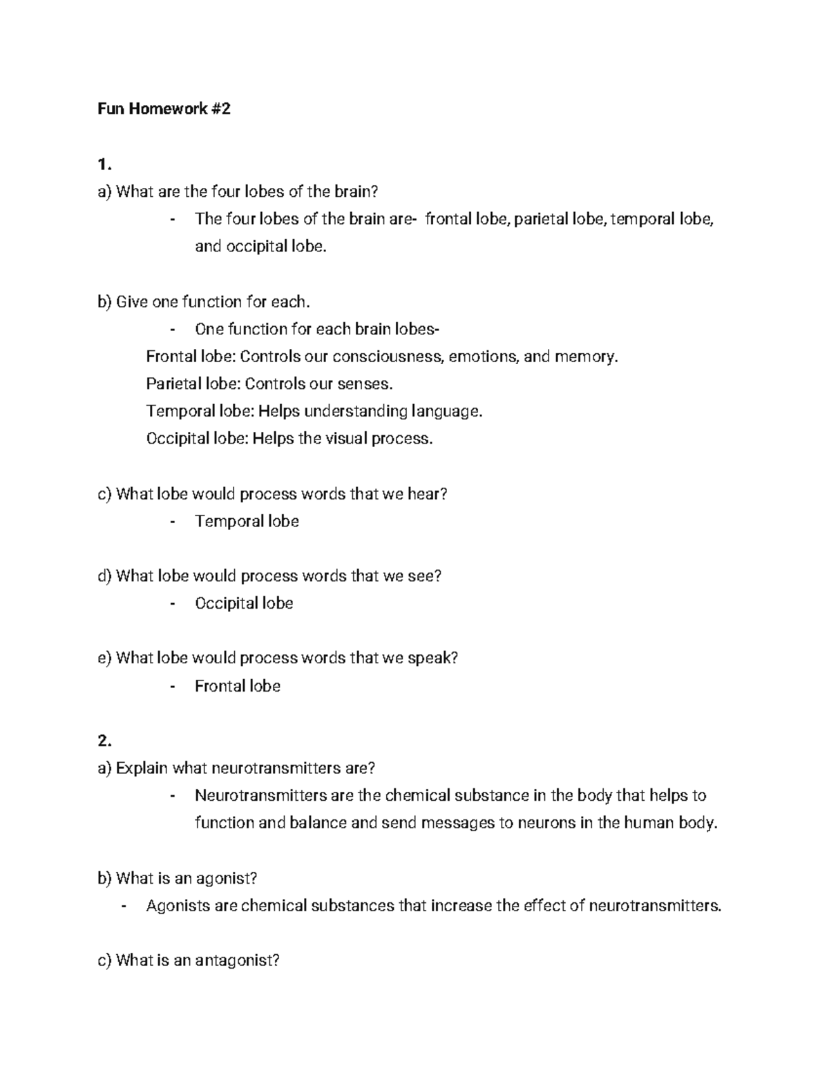 Fun Homework 2 Fun Homework 1 A What Are The Four Lobes Of The fun-homework-2-fun-homework-1-a-what-are-the-four-lobes-of-the