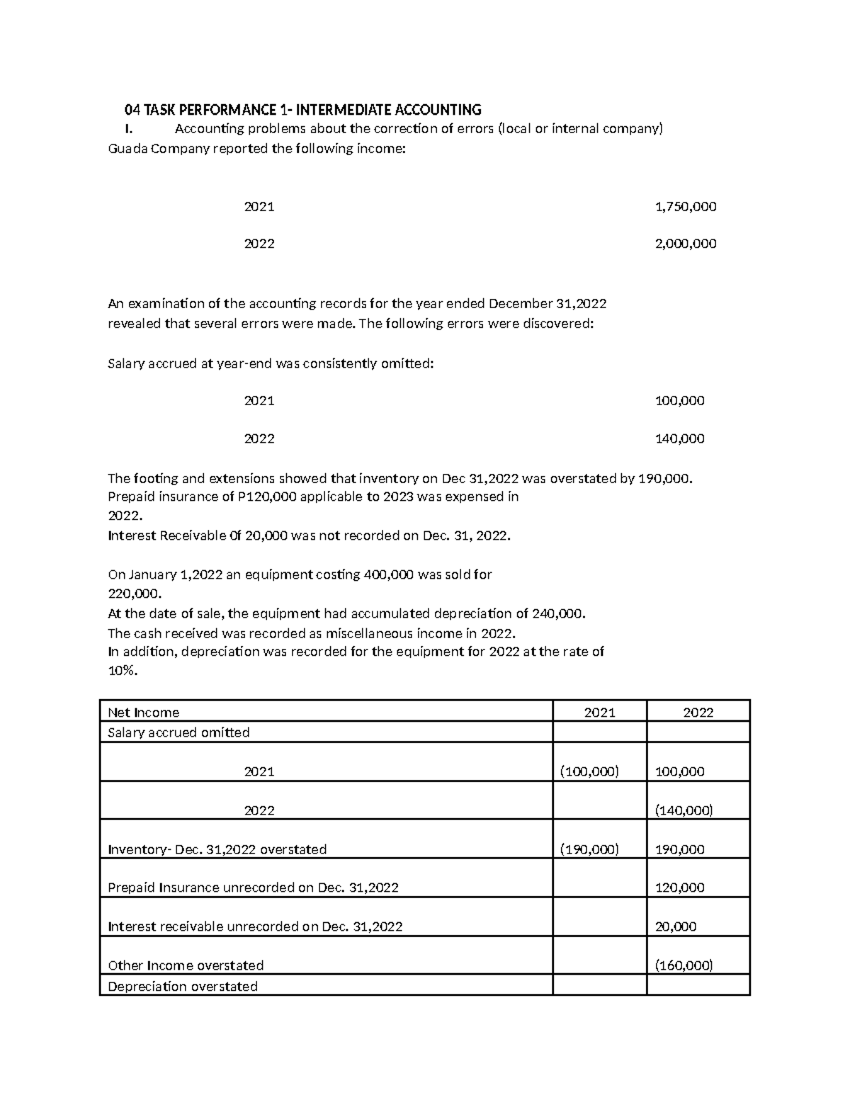 04 TASK Performance 1 - ####### 04 TASK PERFORMANCE 1- INTERMEDIATE ...