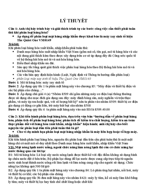 PHÂN LOẠI HÀNG HÓA - XX-PLHH - PHÂN LOẠI HÀNG HÓA S∏u quy tæc Lμ ph«n ...