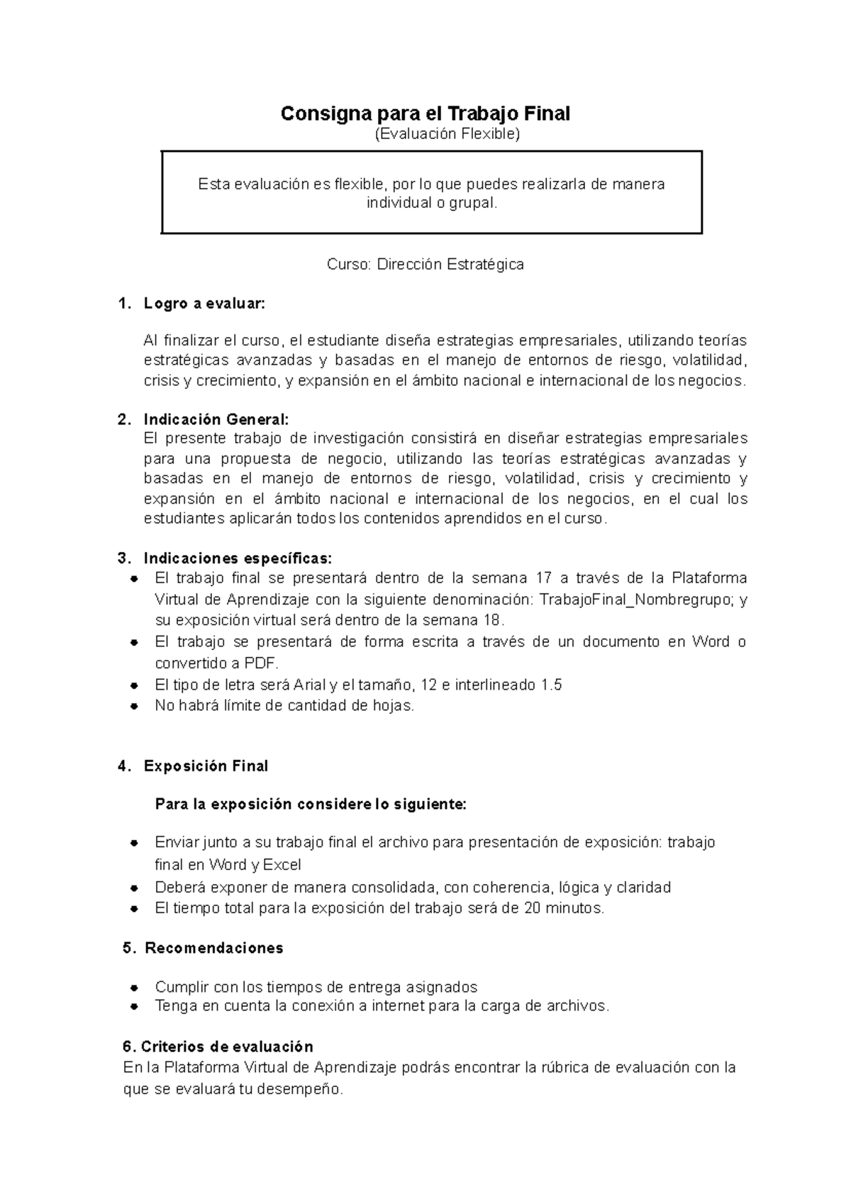 GC A98D Consigna TF 24C1M V2 docx Lbjlyy - Consigna para el Trabajo Final (Evaluación Flexible ...