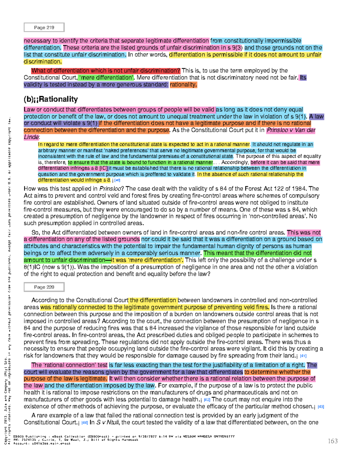Currie I and De Waal page 219-227 - 163 Page 219 necessary to identify ...