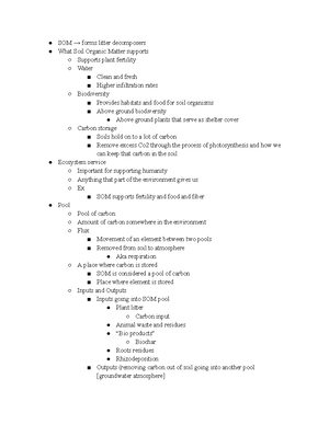 Soil p H Week 8 - Lecture notes for introduction to soil science SS 120 ...