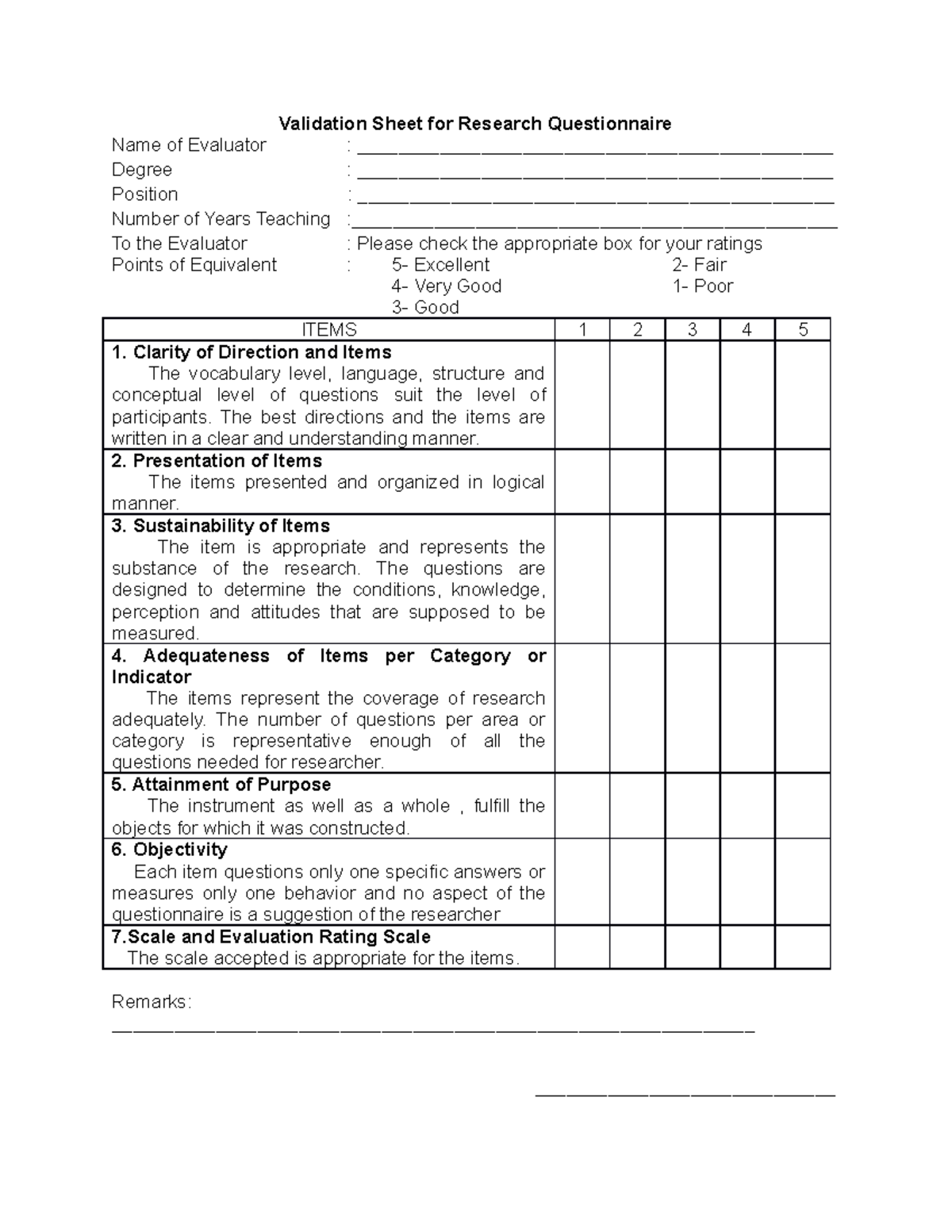 Validator sheets - crim notes - Validation Sheet for Research ...