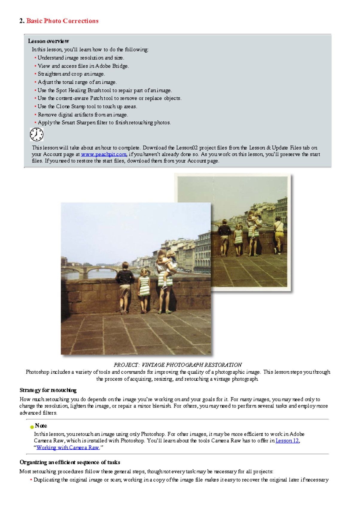 Photoshop Lesson 2 - Ateneo - 2. Basic Photo Corrections Lesson ...