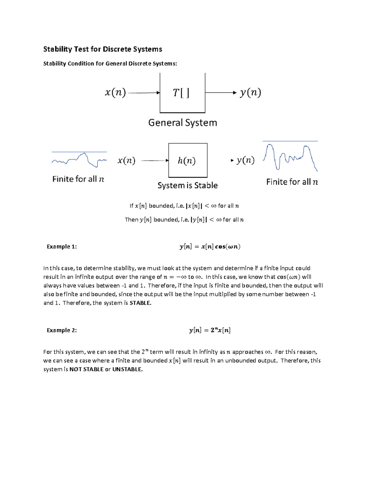Stability+Test - Signal Processing Notes - Stability Test for Discrete ...