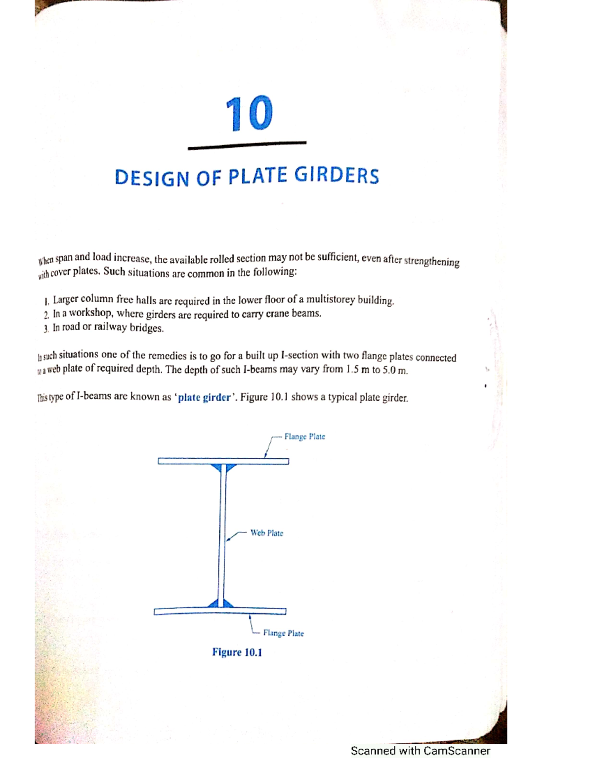 Plate Girders Part 1 - B.Tech civil - Studocu