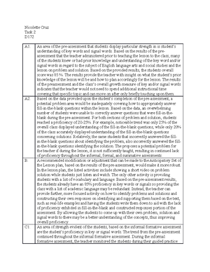 Summative Assessment take 1 - D172 - WGU - Studocu
