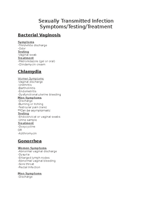 Module sexuality - notes - Module: A1 (Test 1) Family Planning: A ...