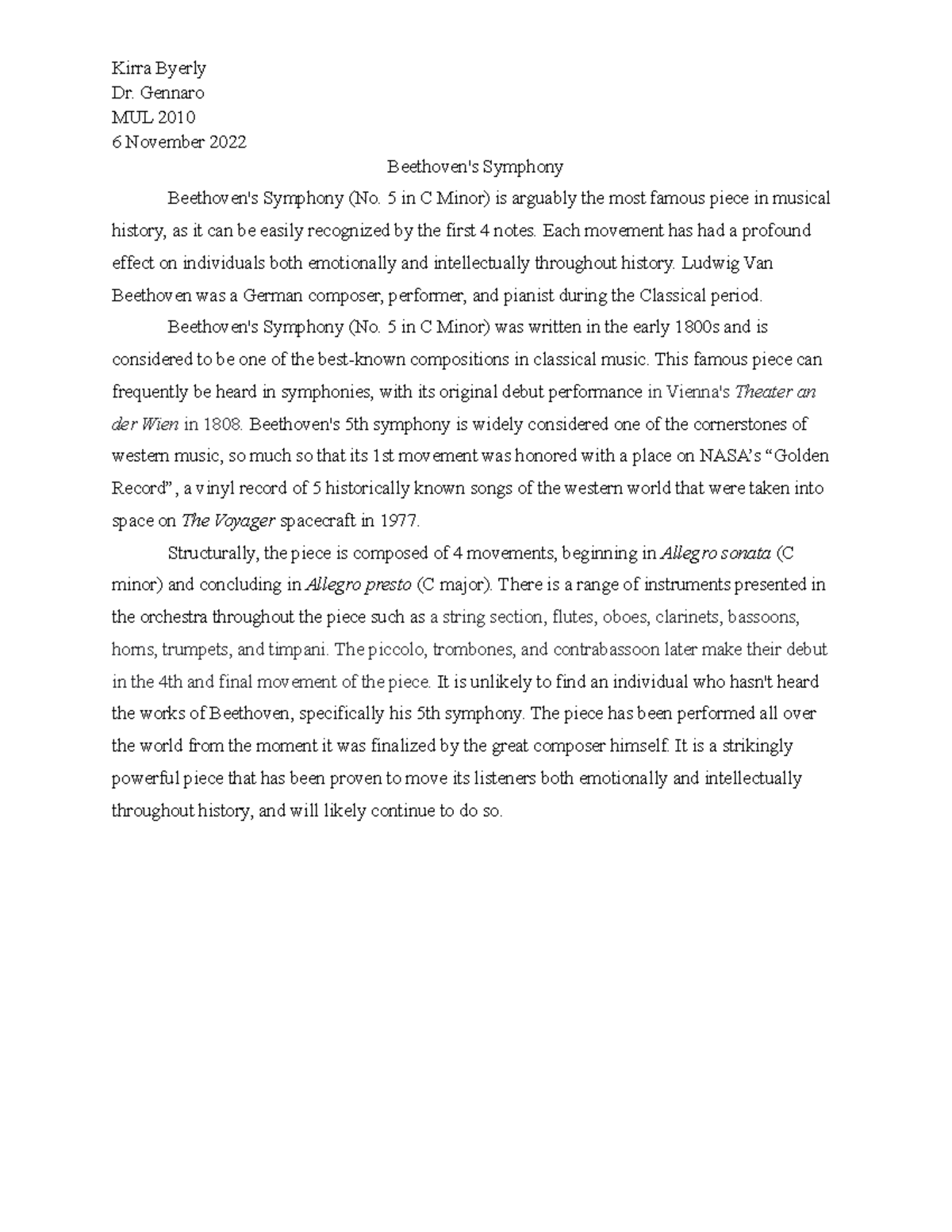 Listening Journal 5 - Designed to develop an understanding of musical ...