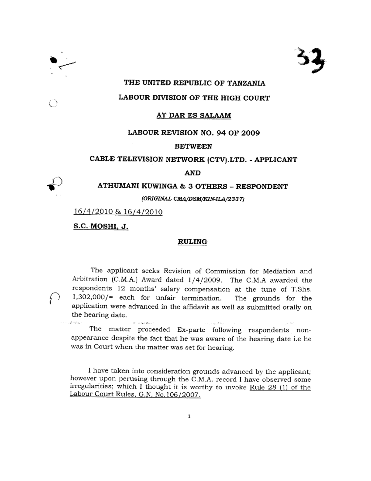 legal document prepared by the legal aid clinics - private ...