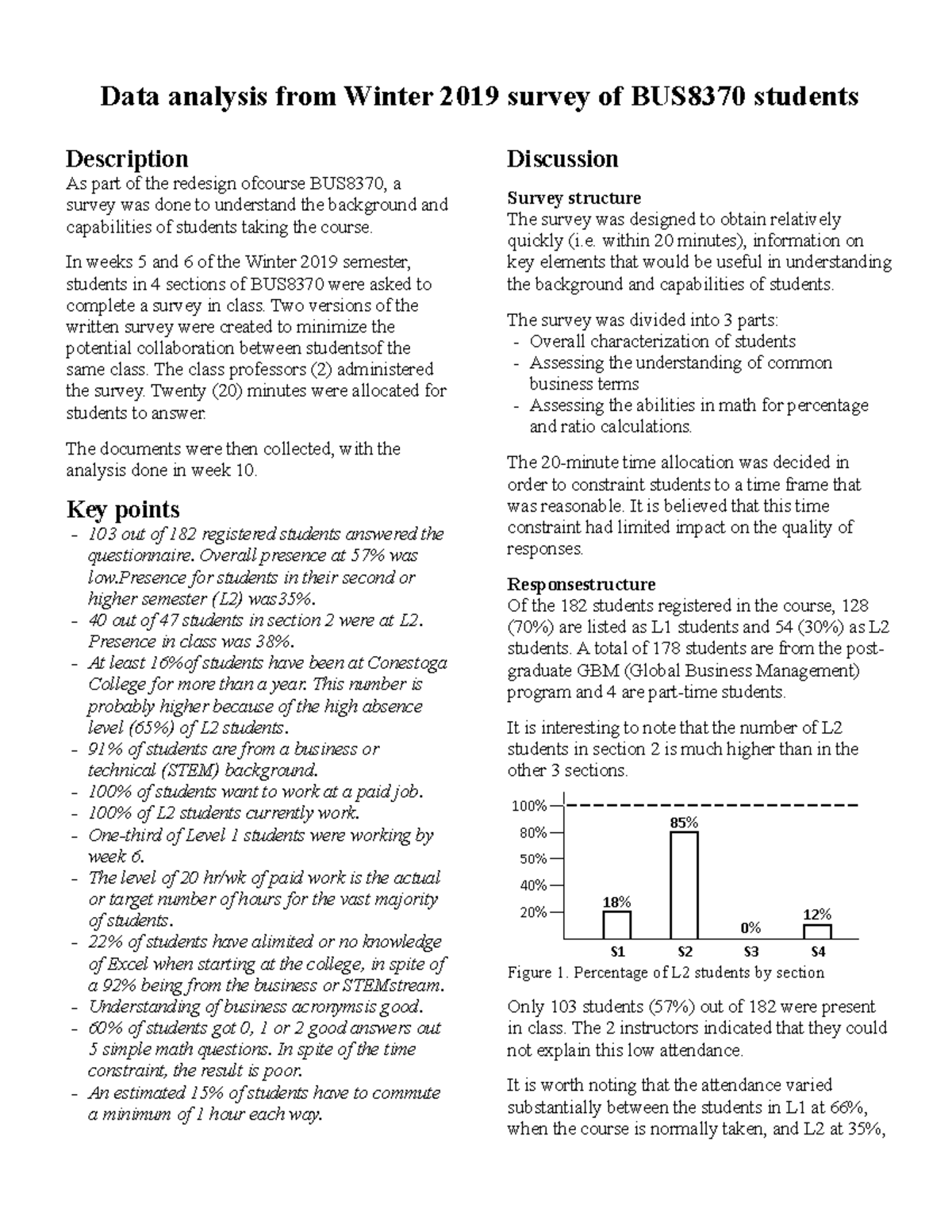 BUS 8375 - Lec. 8 - Assignment 2 - Source Data for Analysis of Answers Fall 2020 - Data analysis ...