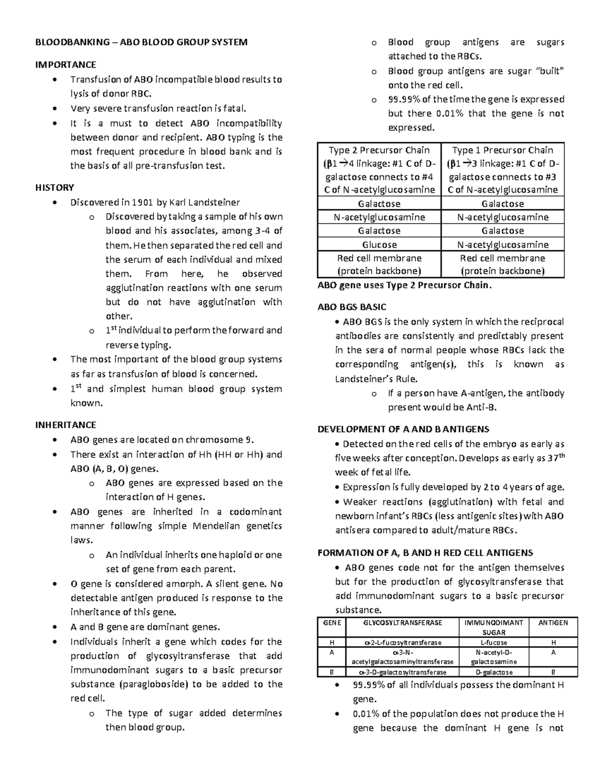 ABO Blood Groups - BLOODBANKING – ABO BLOOD GROUP SYSTEM IMPORTANCE ...