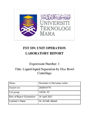 Experiment 4 - Flowability, also known as powder flow, is the relative ...