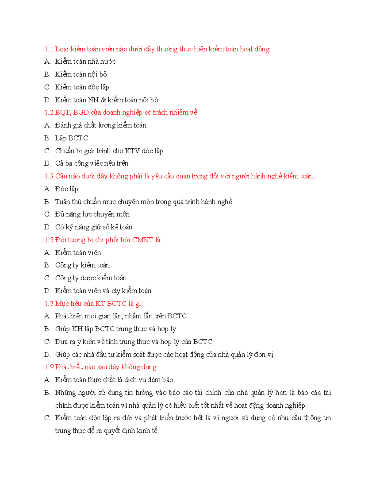 LMS-CHTN-SV - Cô Hiền - 1.1ại kiểm toán viên nào dưới đây thường thực ...