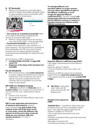 Rad Physics 2 Handouts - reviewer - Radiologic Physics 2: X-ray Imaging ...